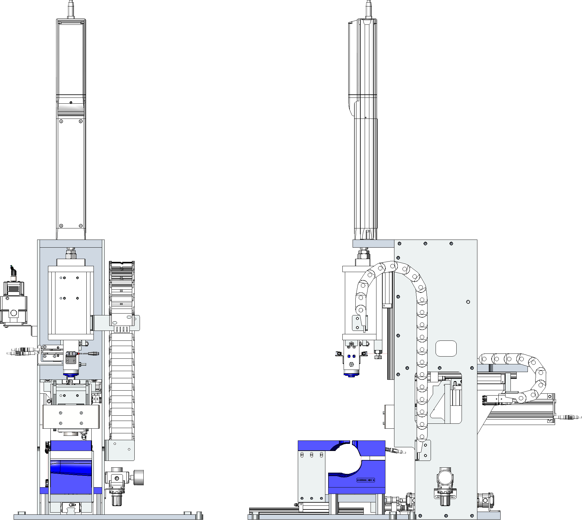 Hot plate welding brackets, ports, and other small components
